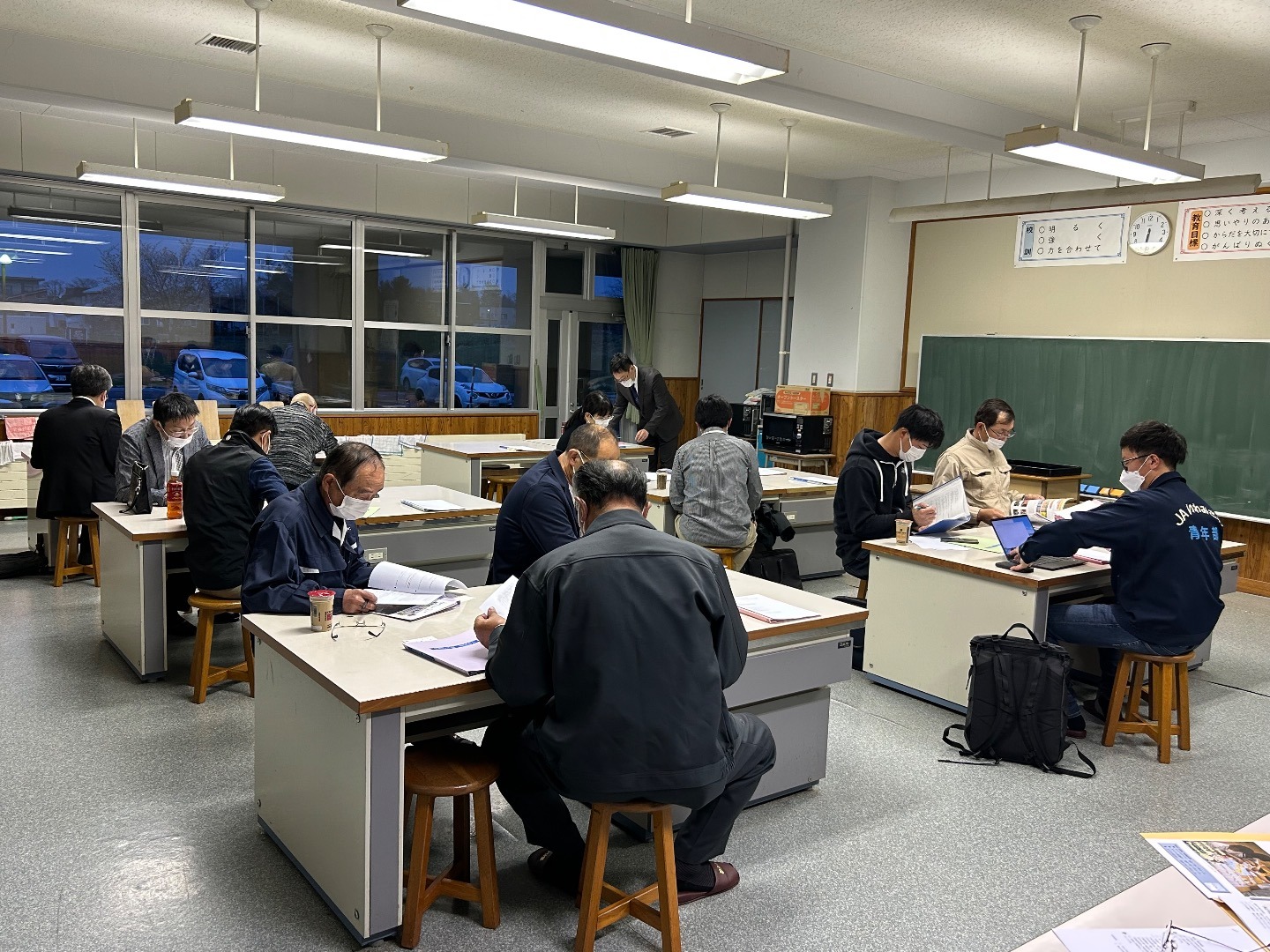 第一回CS会議（学校運営協議会）: 栗沢小中学校